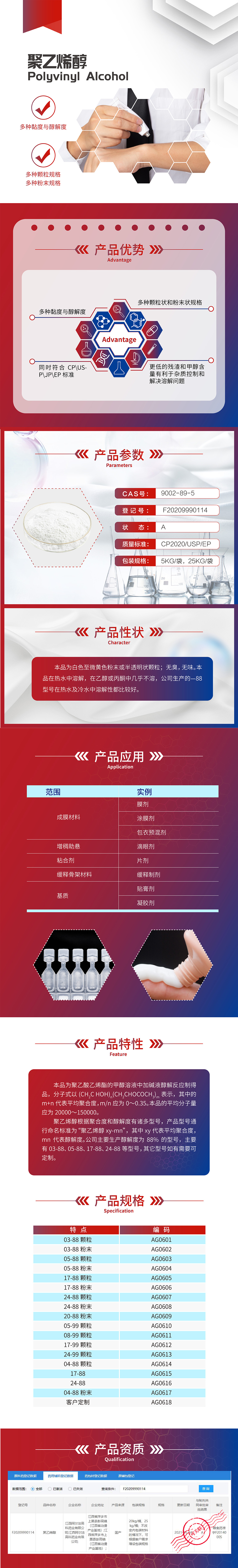 聚乙烯醇 阿尔法高科药业
