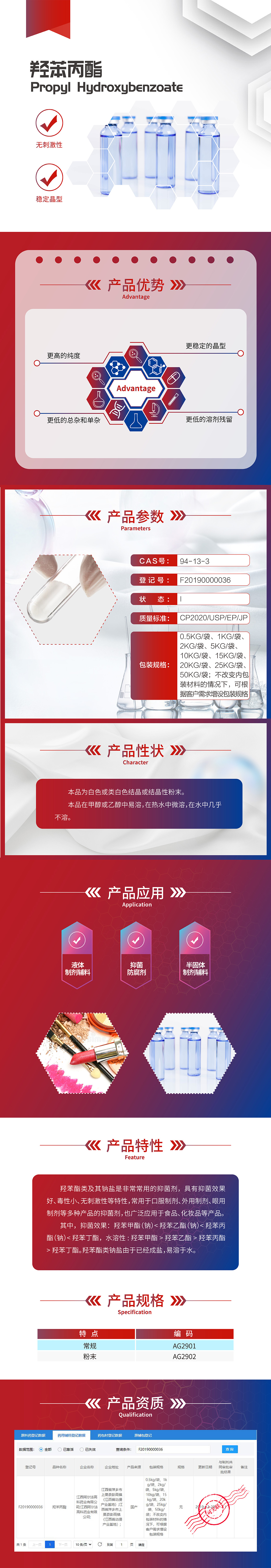羟苯丙酯 阿尔法高科药业